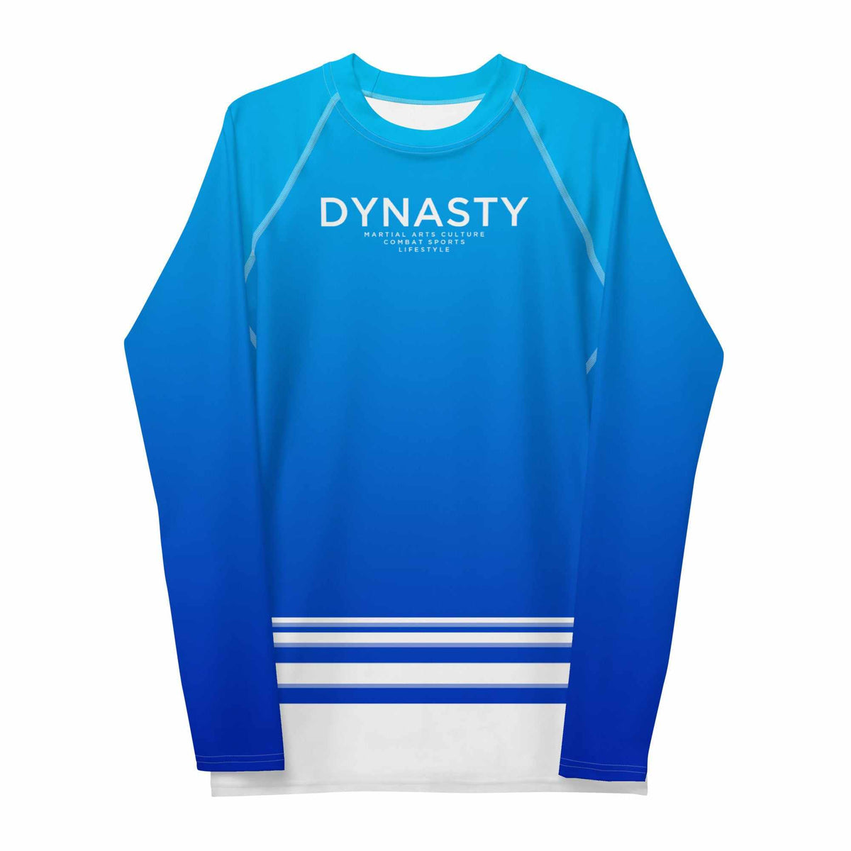 Dynasty Combat Sports IBJJF Competition Rash Guard (Blue) – Dynasty ...