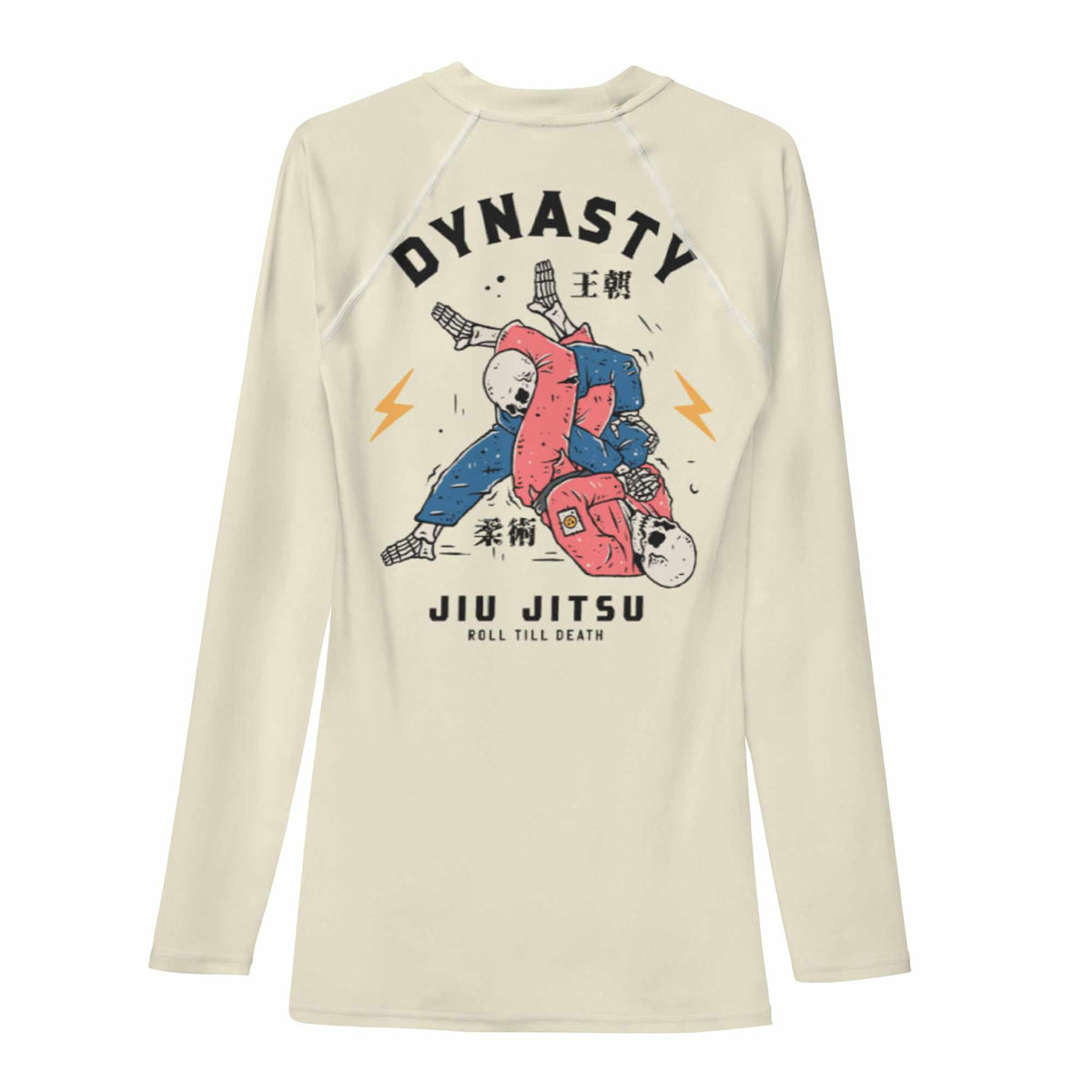 Jiu-Jitsu "Roll 'Till Death" Rash Guard (Canvas) – Dynasty Clothing